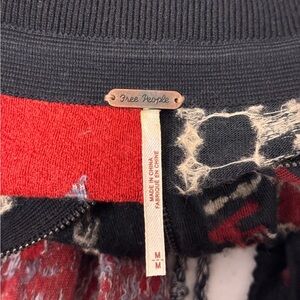 Free People | Jackets & Coats | Free People Multicolor Patterned Bomber ...